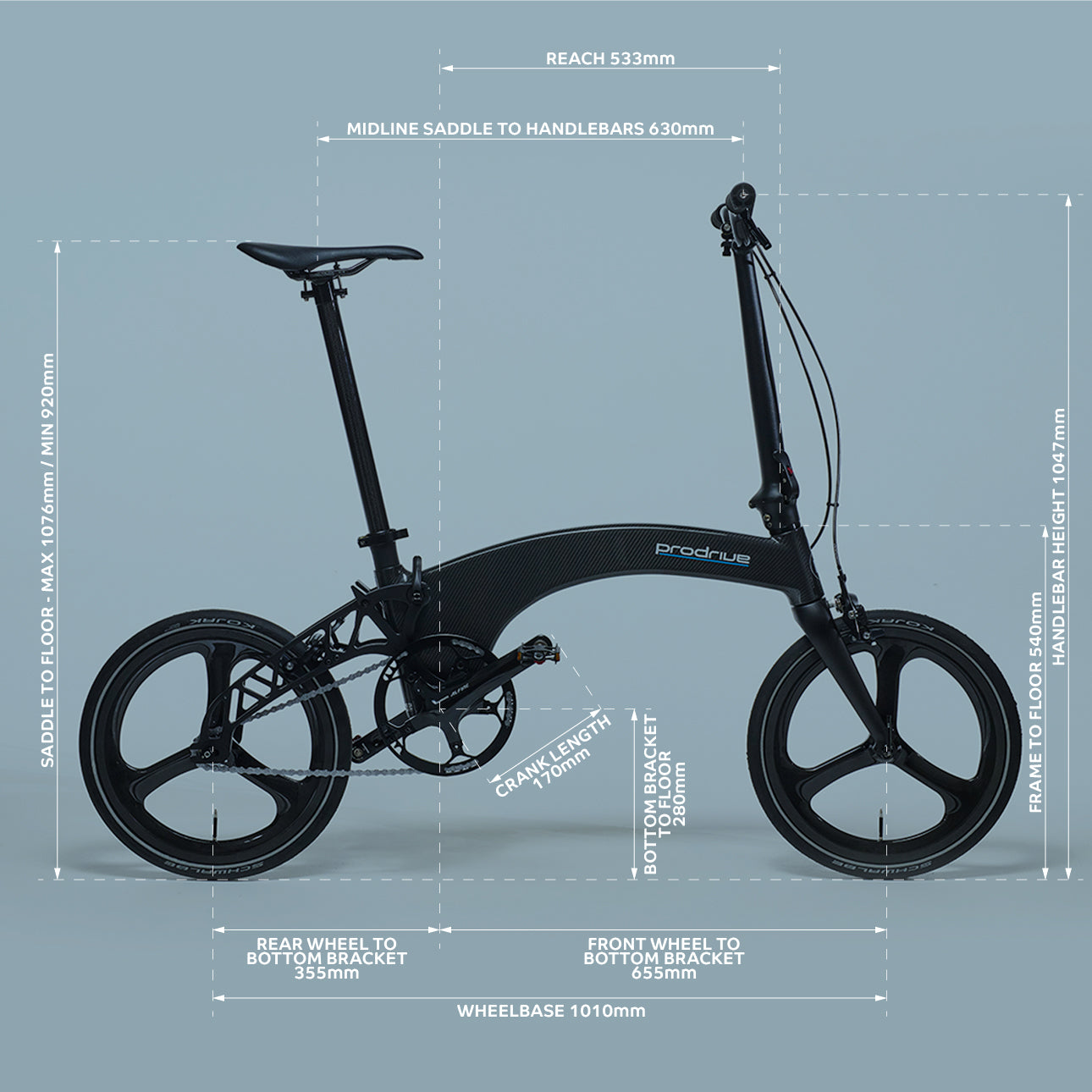 Technical Specs: The Multi Speed – Prodrive Folding Bike